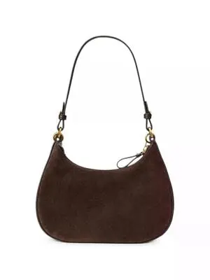 Ralph Lauren Marcy Suede Zip Shoulder Bag