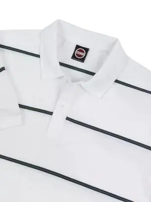 COLMAR Striped-print Polo Shirt - White