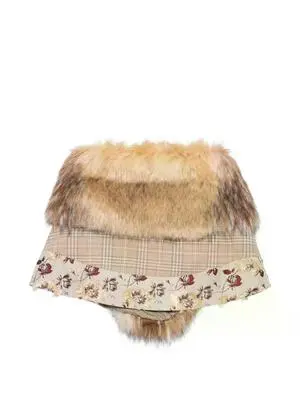 Antonio Marras Check-pattern Cape