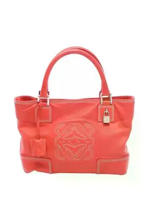 Loewe Amazona Fusta Handbag - Red