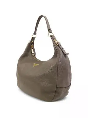 Prada Grained Leather Shoulder Bag
