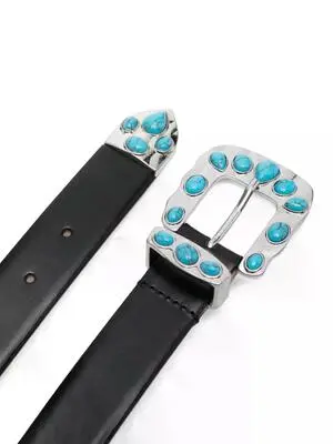 DEHANCHE Juna Turquoise Embellished Belt