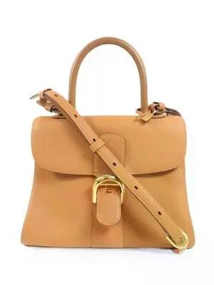 Delvaux Brillant Leather Tote Bag - Brown