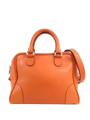 Loewe Leather Tote Bag - Orange