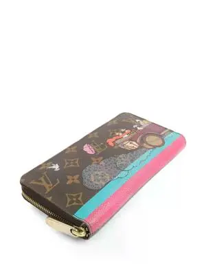 LOUIS VUITTON 2015 Zippy Illustre Evasion Wallet - Brown