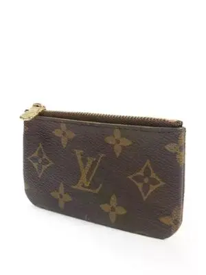 LOUIS VUITTON Logo-monogram Key Pouch