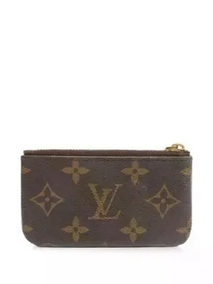 LOUIS VUITTON Logo-monogram Key Pouch