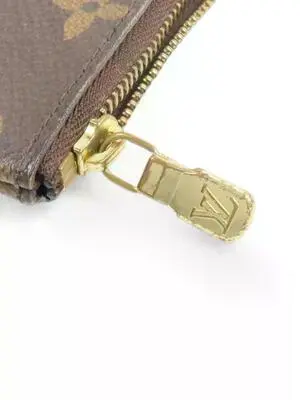 LOUIS VUITTON Logo-monogram Key Pouch