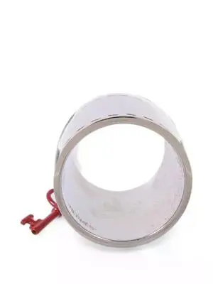 Hermès Polished -tone Scarf Ring With Key Charms