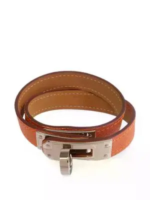 Hermès Kelly Double Tour Bracelet - Orange