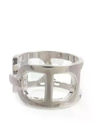 Hermès Ever Chaine D'ancre Ring In Sterling