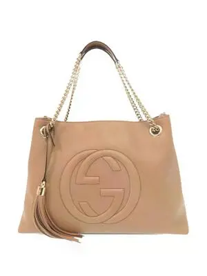 Gucci Soho Chain Tote Bag - Neutrals