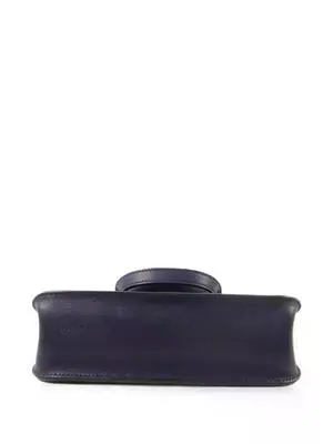 Hermès Halzan Leather Shoulder Bag