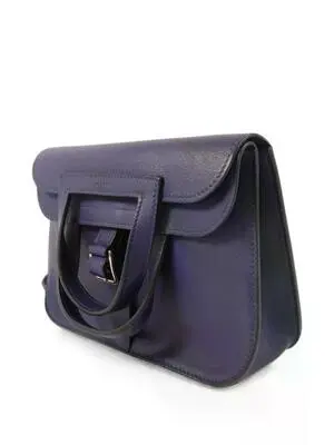 Hermès Halzan Leather Shoulder Bag