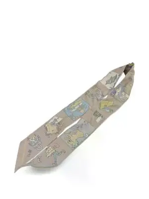 Hermès Twilly Pencil-print Scarf
