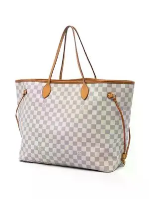 LOUIS VUITTON Damier Azur Neverfull Gm Tote Bag