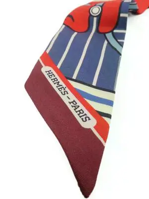 Hermès Twilly Horse-print Silk Scarf