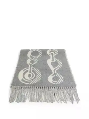 Hermès Fringed Scarf