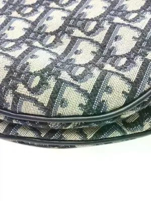 Dior Oblique Canvas Saddle Bag Shoulder Bag