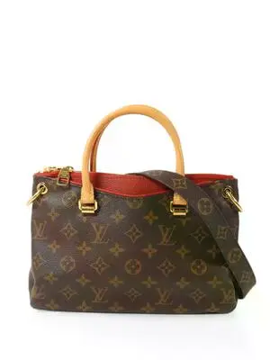 LOUIS VUITTON Monogram Canvas Bb Pallas Tote Bag - Brown