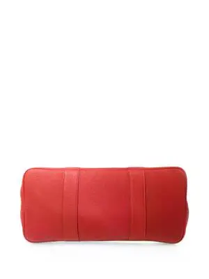 Hermès Garden Party Leather Tote Bag - Red