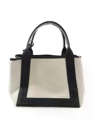 Balenciaga Navy Cabas Tote Bag