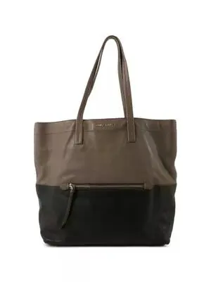 Miu Miu Two-tone Tote Bag - Brown
