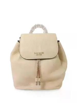 Kate Spade New York Grained Leather Backpack - Neutrals