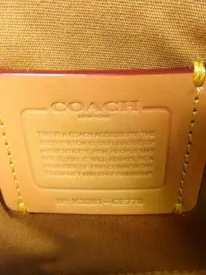 COACH VINTAGE Logo-detail Clutch Bag