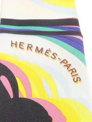 Hermès Printed Silk Scarf