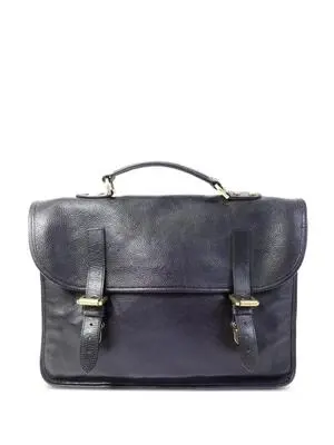Mulberry Buckle-fastening Briefcase