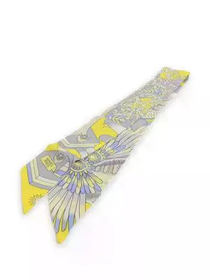 Hermès Twilly Scarf Yellow