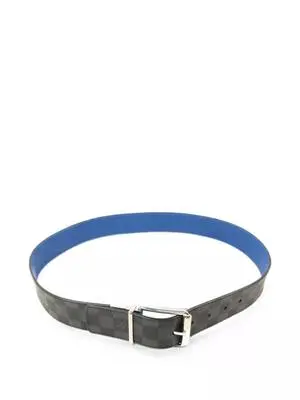 LOUIS VUITTON Damier Graphite Reversible Belt