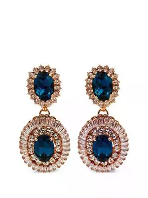 ANTON HEUNIS Aurora Crystal-embellished Drop Earrings - Blue