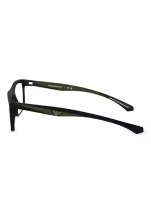 Emporio Armani Rectangle Frame Eyeglasses