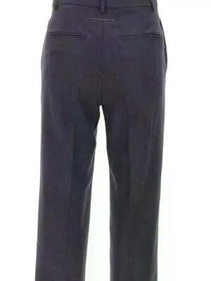MAISON MARGIELA Fringed Virgin Wool Trousers