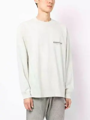 Fear Of God Logo Print Cotton Sweatshirt