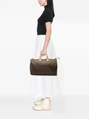 LOUIS VUITTON Monogram Speedy 40 Boston Bag