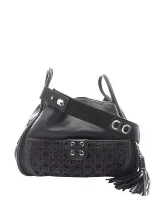 Dior Leather Lattice Satchel