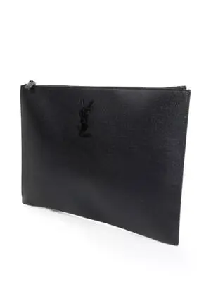 Saint Laurent Logo Detail Clutch Bag