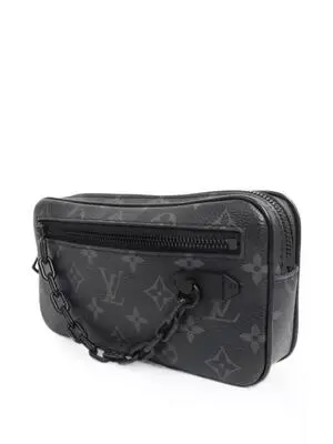 LOUIS VUITTON Volga Pochette Monogram Eclipse Clutch Bag