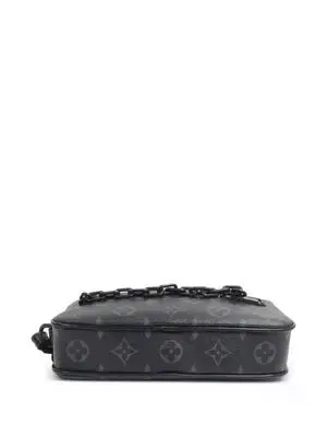 LOUIS VUITTON Volga Pochette Monogram Eclipse Clutch Bag
