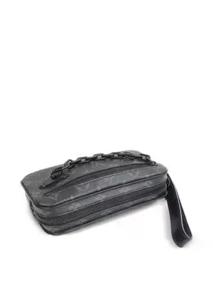 LOUIS VUITTON Volga Pochette Monogram Eclipse Clutch Bag