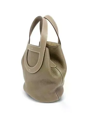 Hermès 18 In-the-loop Leather Tote Bag - Grey