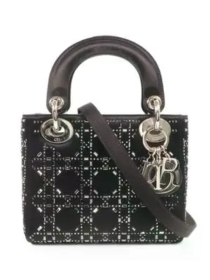 Dior Mini Lady Tote Bag - Black