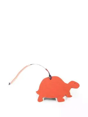 Hermès Epsom Leather Turtle Charm - Orange