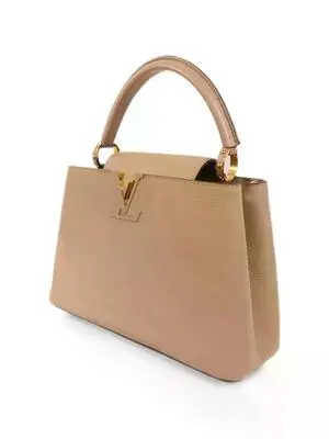 LOUIS VUITTON Capucines Mm Tote Bag