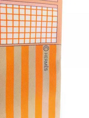 Hermès Twilly Horse-print Silk Scarf