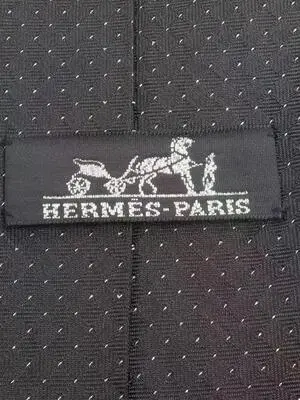 Hermès Polka-dot Silk Tie