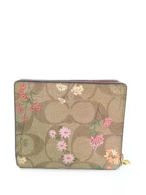 COACH VINTAGE Floral-print Wallet